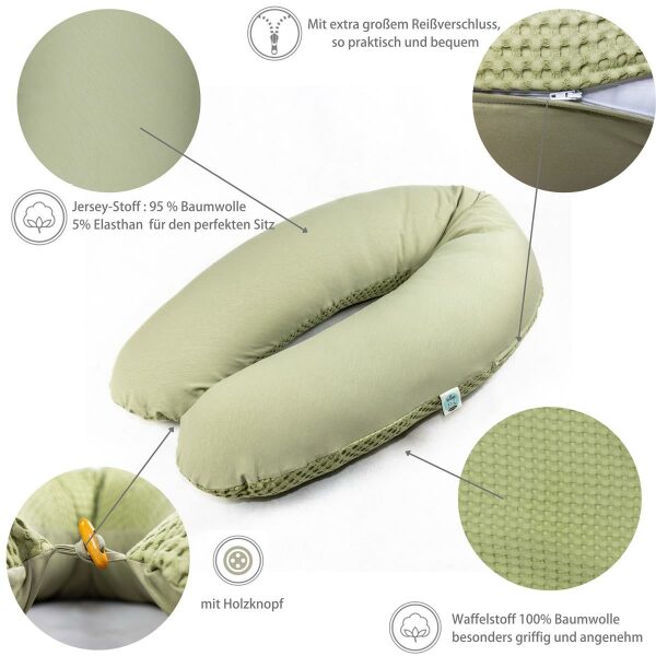 Sei Design XXL Stillkissenbezug original aus Jersey